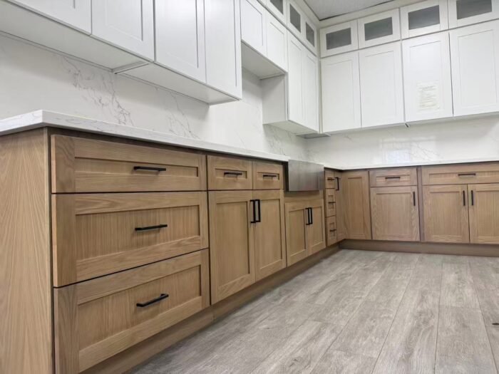 White Oak Kitchen Cabinets Los Angeles – Shaker & Flat Panel | ECS